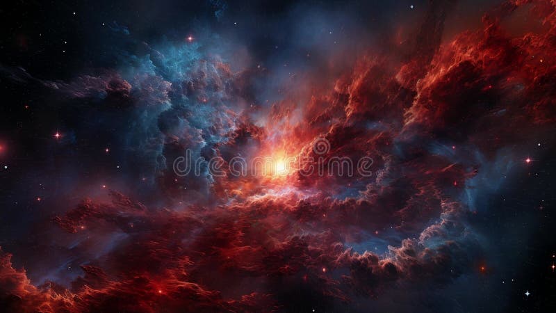 Cosmic Nebula - a Cloud-like Structure Composed of Dust, Gas, and Stars ...