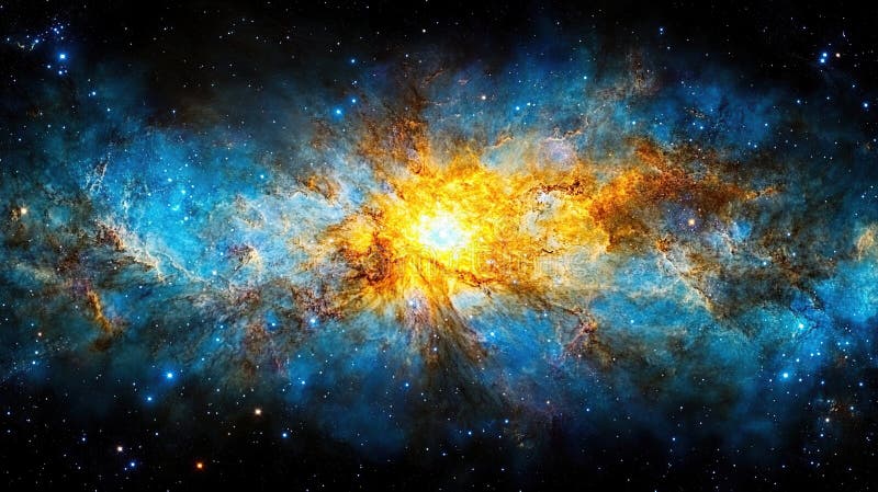 Cosmic Nebula Exploding, Starscape Background, Space Exploration Stock ...