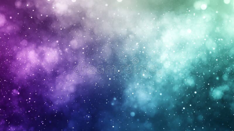 Cosmic Nebula Space Background with Purple Blue Green Gradient Stock ...