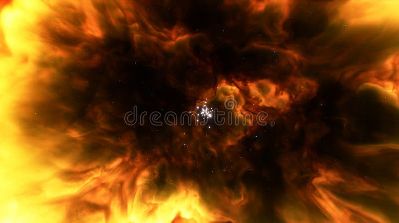 Cosmic Nebula In Space Among Stars And Galaxies Gas Dust Clouds Nebula