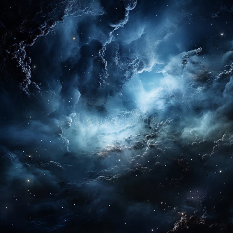Cosmic Nebula Universe Background Stock Illustration - Illustration of ...