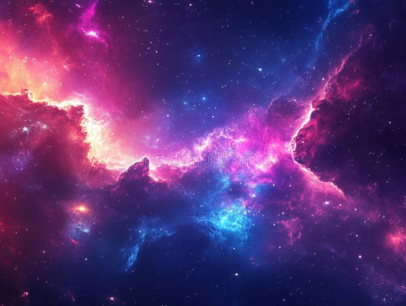 Cosmic Nebulae, a Dance of Colors and Light in the Vastness of Space ...
