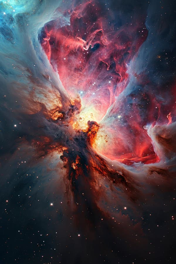 Cosmic nebulae stock image. Image of nature, starry - 367595961