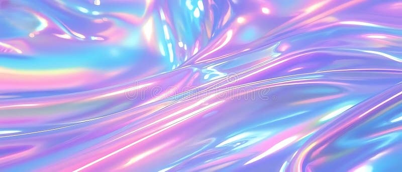Cosmic Neon Rays with Holographic Background Stock Image - Image of ...