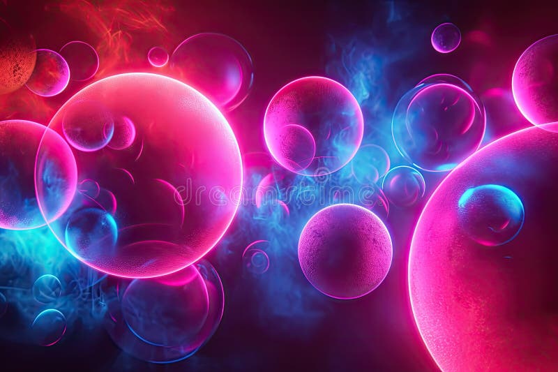 Cosmic Neon Symphony stock illustration. Illustration of milestones ...