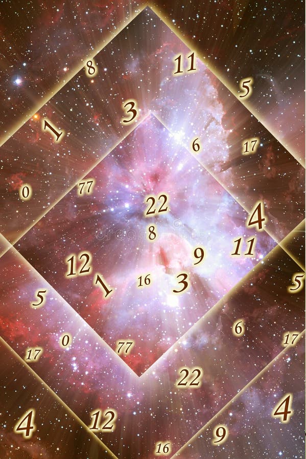 Cosmic Numerology stock photo. Image of cosmic, background - 100748072