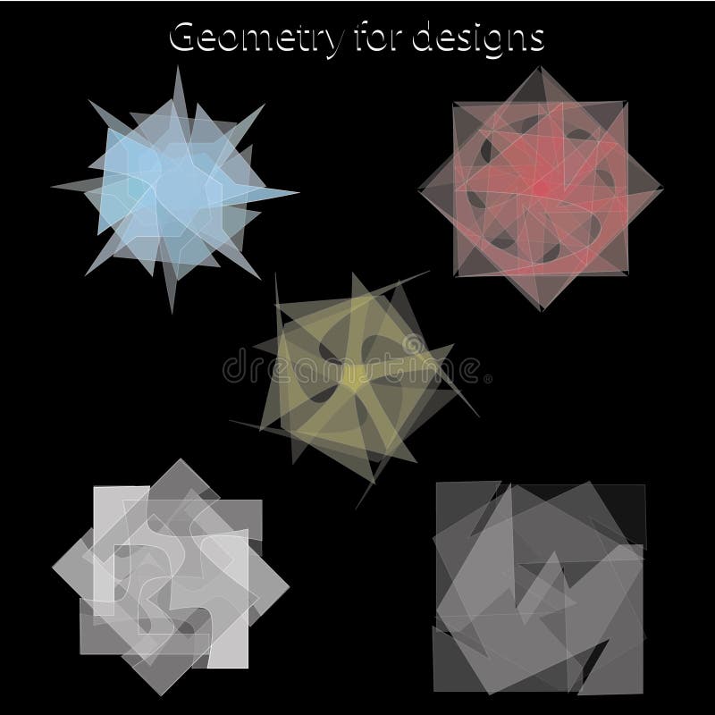 The Cosmic Object is a Geometric Fractal Stock Illustration ...