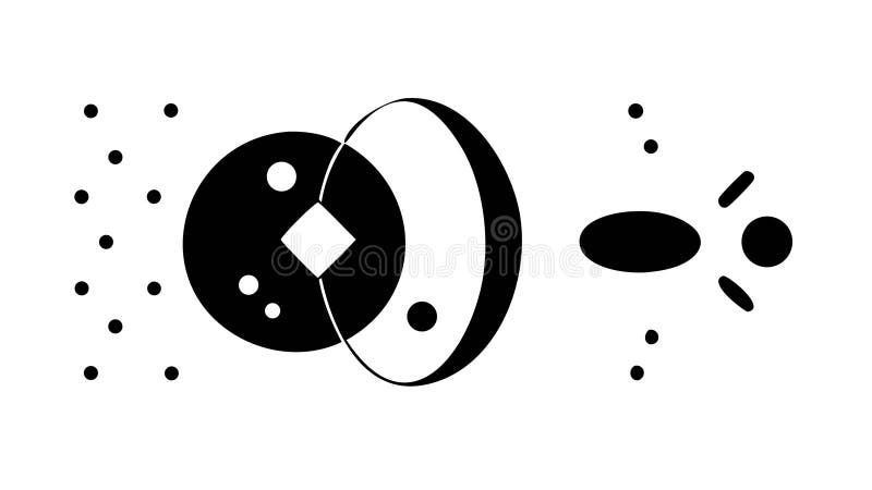 Cosmic Orb Collision. Abstract Space Event and Quantum Physics Concept ...