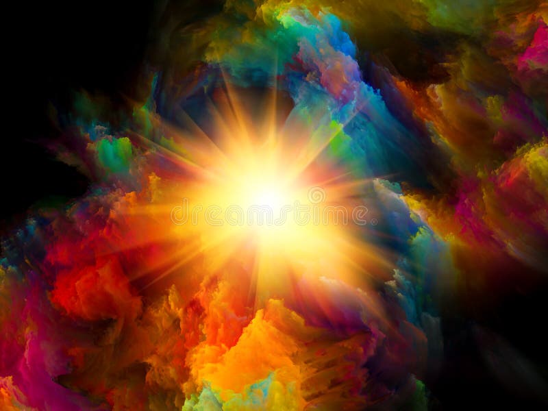 Cosmic Paint stock illustration. Illustration of cloud - 149404827