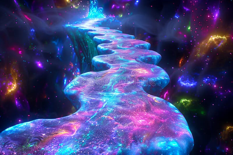 Cosmic Pathway stock illustration. Illustration of cosmic - 335732111