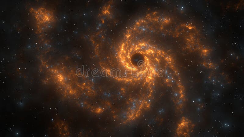 The Cosmic Phenomenon Known As Celestial Vortex Forms a Spiral that ...