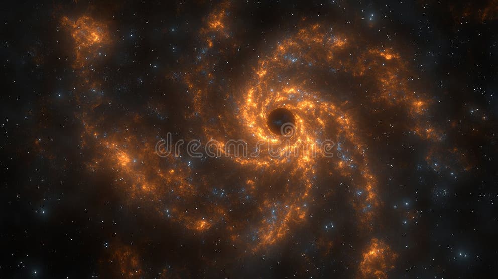 The Cosmic Phenomenon Known As Celestial Vortex Forms a Spiral that ...