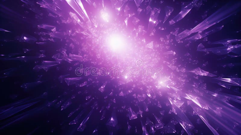 Cosmic Purple Explosion stock illustration. Illustration of backgrounds ...