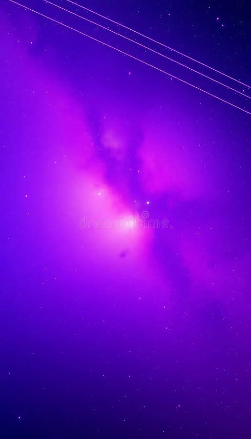 Cosmic Purple Space Gradient Wallpaper for Mobile Background Image Stock Illustration ...