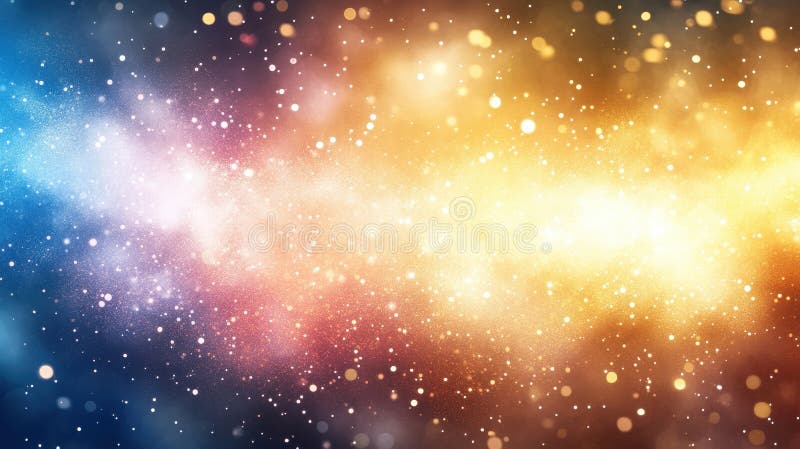 Cosmic Radiance: a Spectacle of Light and Stardust. Generative AI Stock ...
