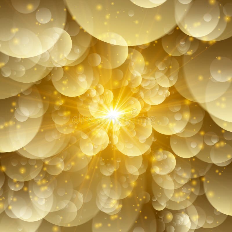 Cosmic Radiation Yellow Bubble Stock Vector - Illustration of color ...