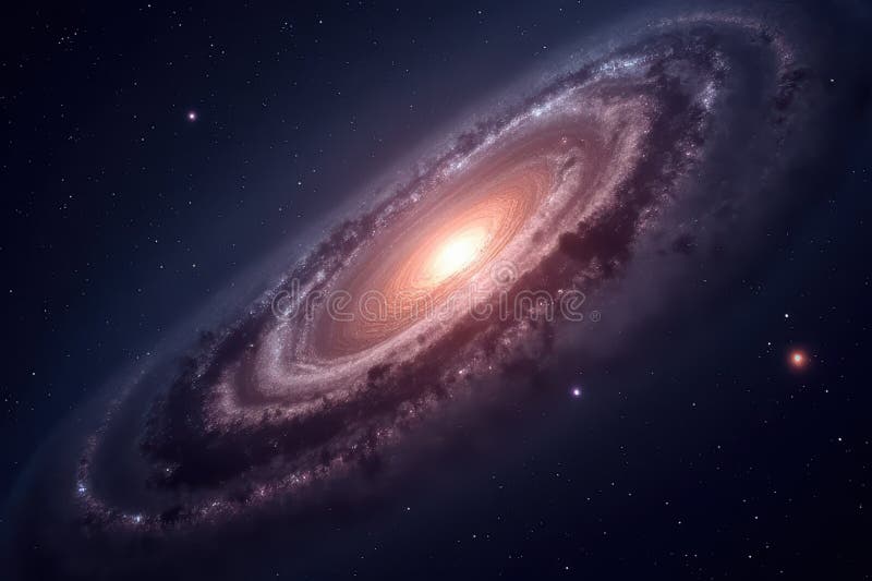 Cosmic Ray Imagery in Space Exploration Stock Illustration ...