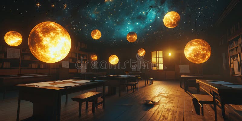 Cosmic Restaurant Celestial Dining Experience Background Wallpaper ...