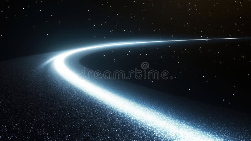 Cosmic Ring Structure, Shimmering Stardust, Dark Space Background Stock ...