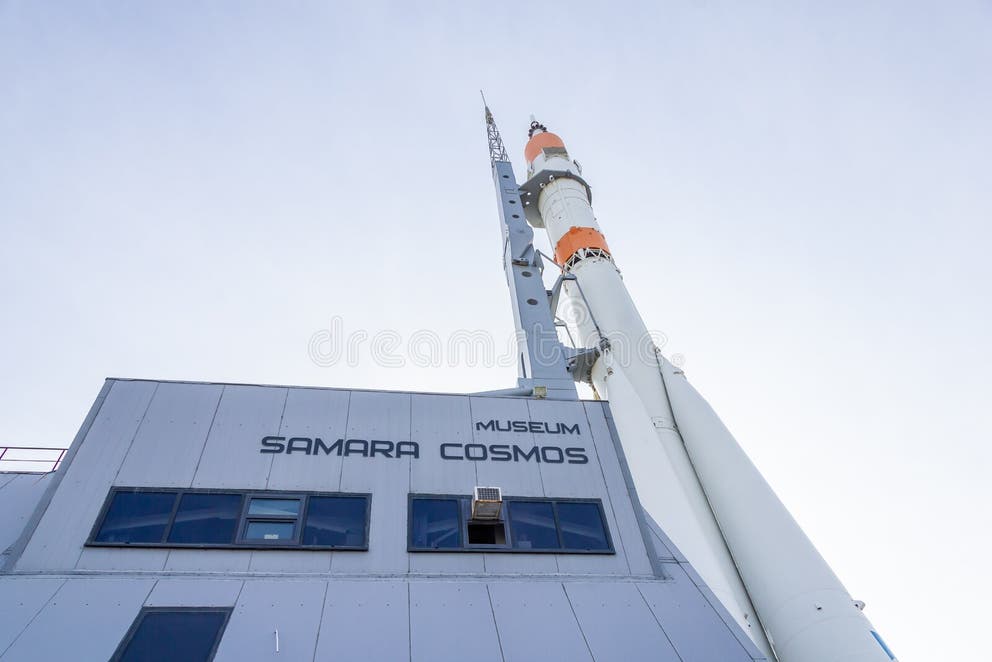 Cosmic Samara Space Museum in Russia Editorial Stock Image - Image of ...