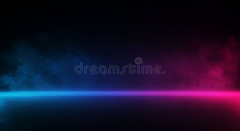 A Cosmic Scene Featuring a Horizontal Gradient of Blue and Pink Light ...