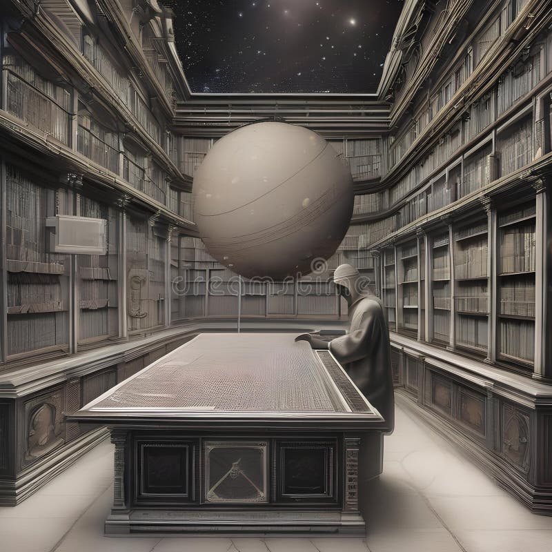 A Cosmic Scribe, Etching the History of the Cosmos Onto the Scrolls of ...