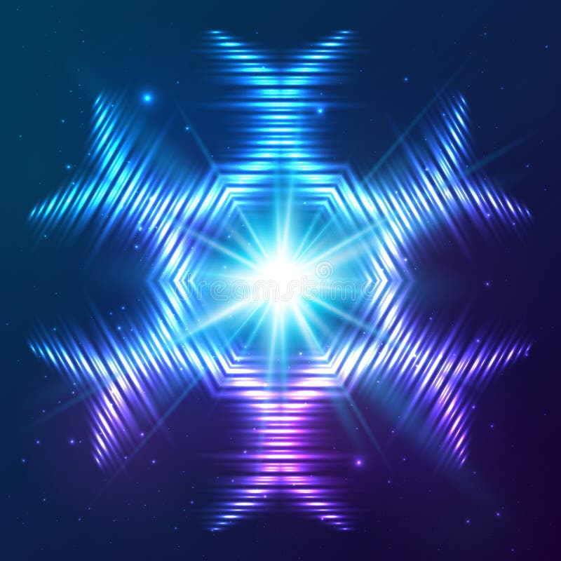 Cosmic Shining Vector Abstract Star Stock Vector - Illustration of ...