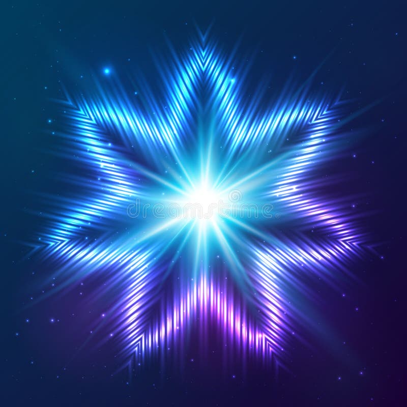 Cosmic Shining Vector Abstract Star Stock Vector - Illustration of ...
