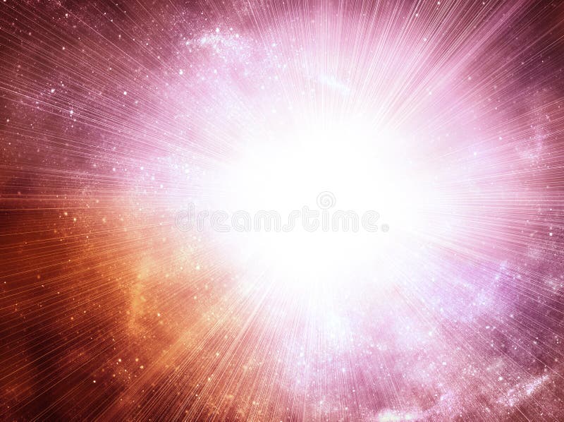 Cosmic Space with Stars stock illustration. Illustration of night ...