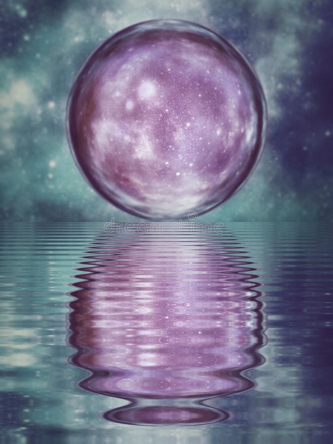 Cosmic Sphere background stock illustration. Illustration of abstract ...