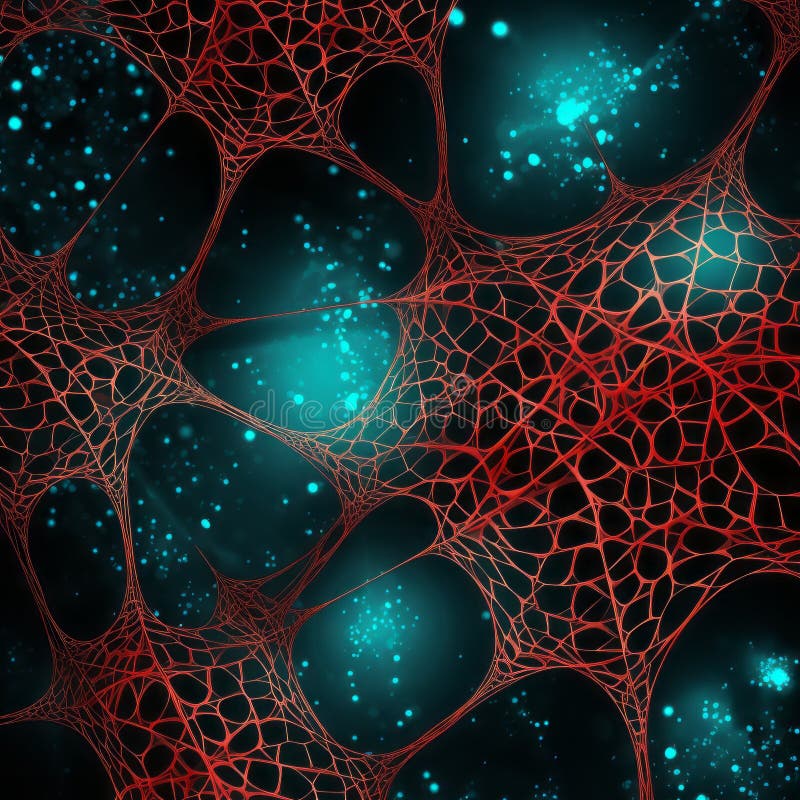 Cosmic Spider Web: a Sci-fi Inspired Blockchain Background with Lace ...