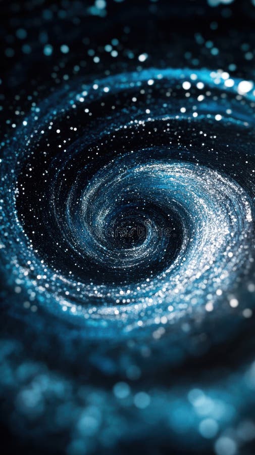 Cosmic Spiral and Stellar Dust Exploring Galactic Patterns and Celestial Phenomena Stock ...