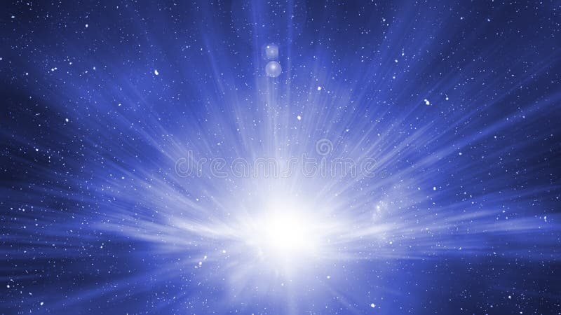 Cosmic Star Blast in Outer Space. Stellar Explosion Stock Illustration ...
