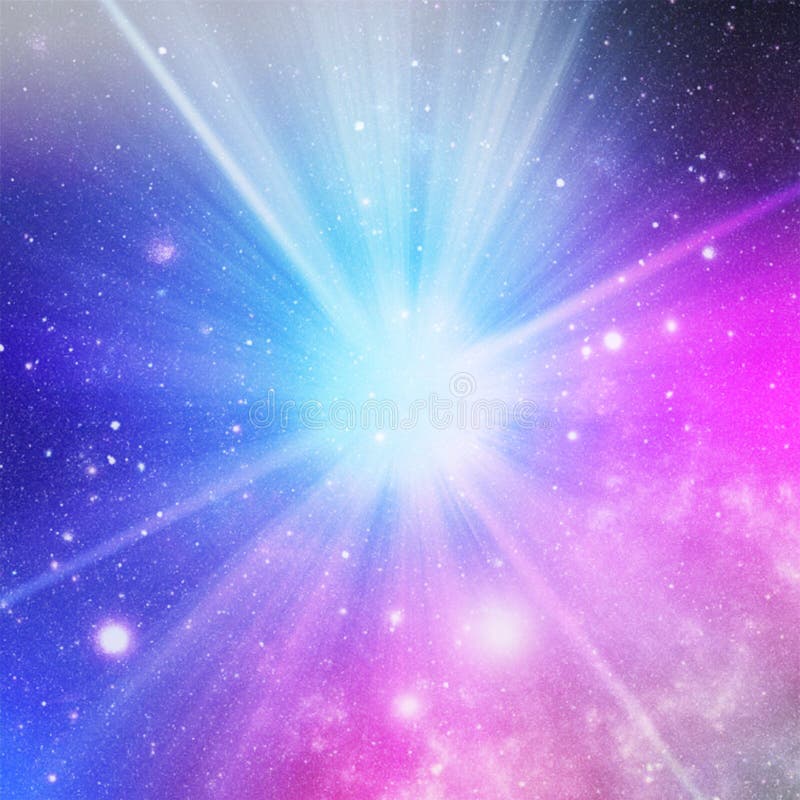Cosmic starburst stock illustration. Illustration of clouds - 44639961