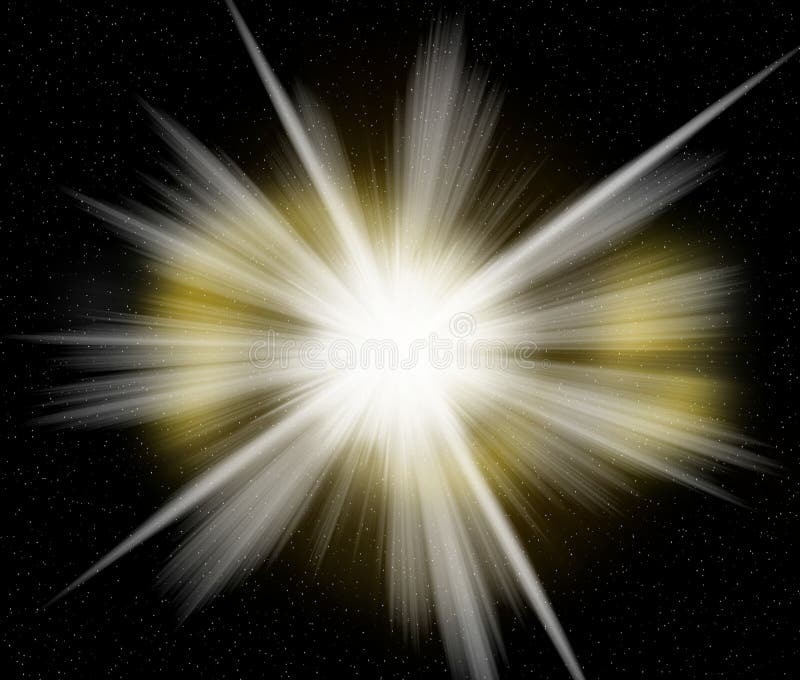 Cosmic starburst stock illustration. Illustration of universe - 59892447