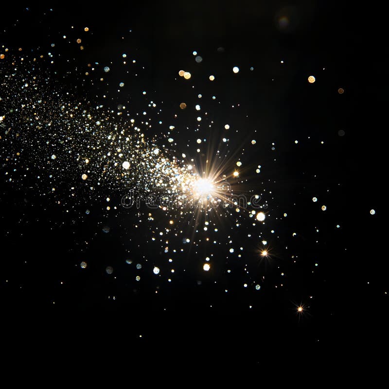 Cosmic Stardust Explosion stock illustration. Illustration of stardust ...