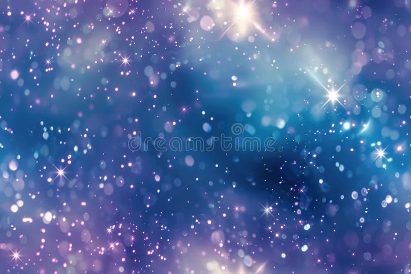 Cosmic Stardust and Shimmering Lights Seamless Pattern for Celestial ...