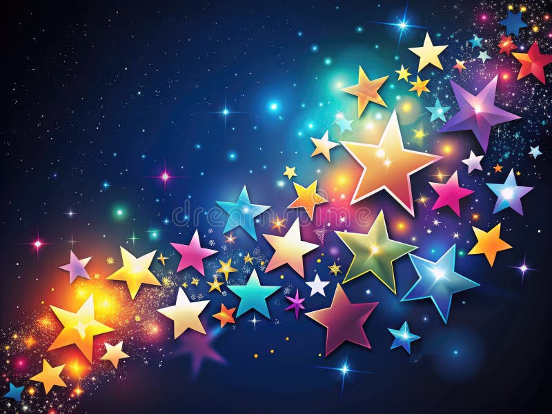 Cosmic Starry Night Sky Design Elements: Stunning Vector Illustrations ...