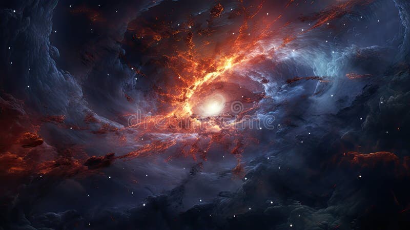 Cosmic stars exploding stock illustration. Illustration of core - 321060278