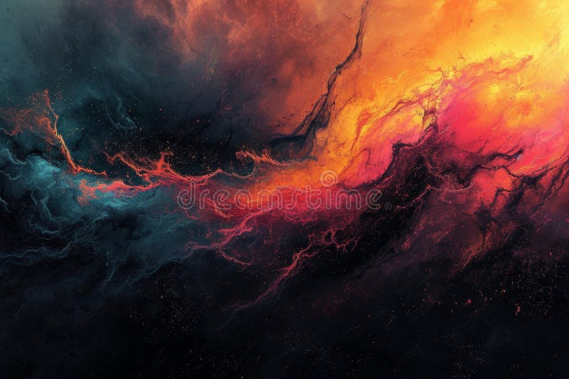 Cosmic Struggle stock illustration. Illustration of symbolizing - 310357659