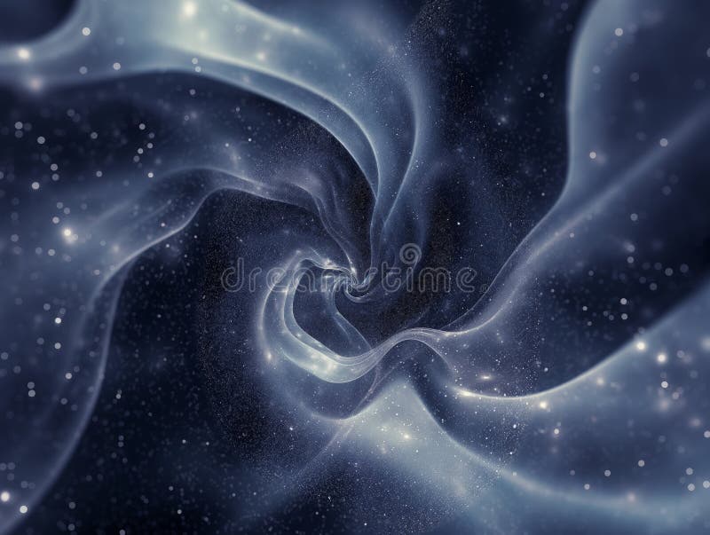 Cosmic Swirl in Starry Space Stock Photo - Image of astronomy ...
