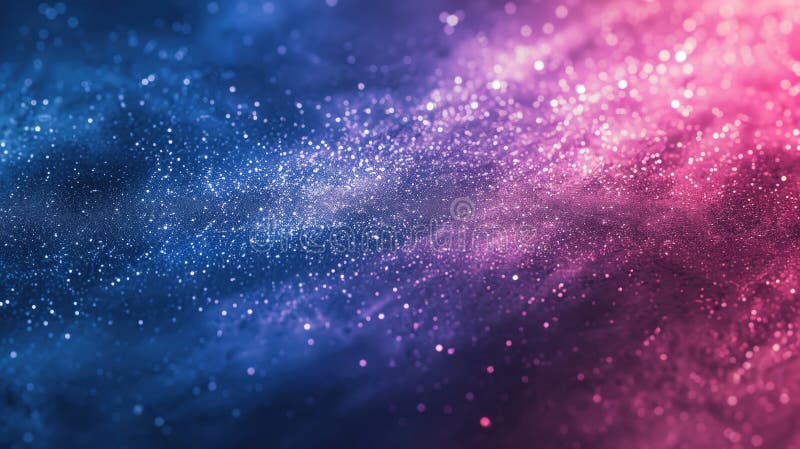 Cosmic Texture with Sparkling Stars in Pink and Blue Gradient. Galaxy ...