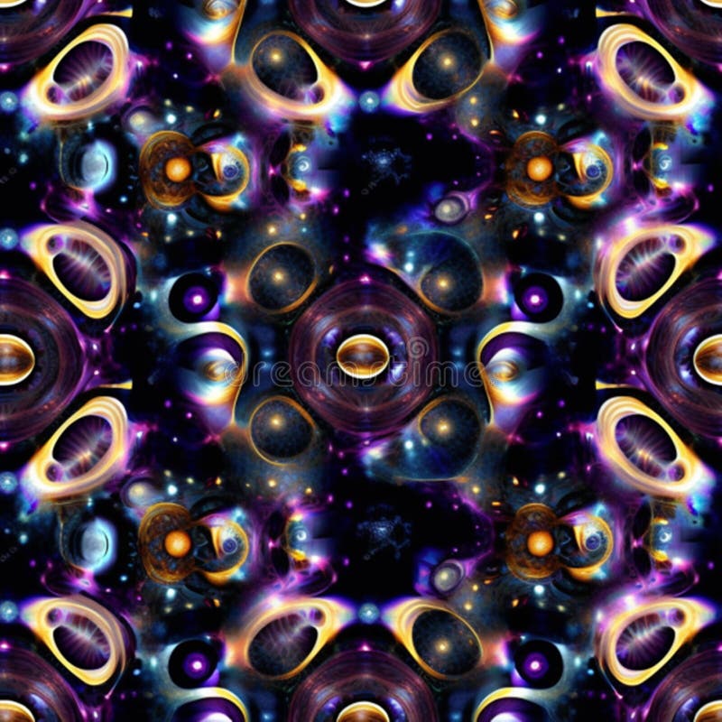 Cosmic themed Pattern stock illustration. Illustration of astronomy ...