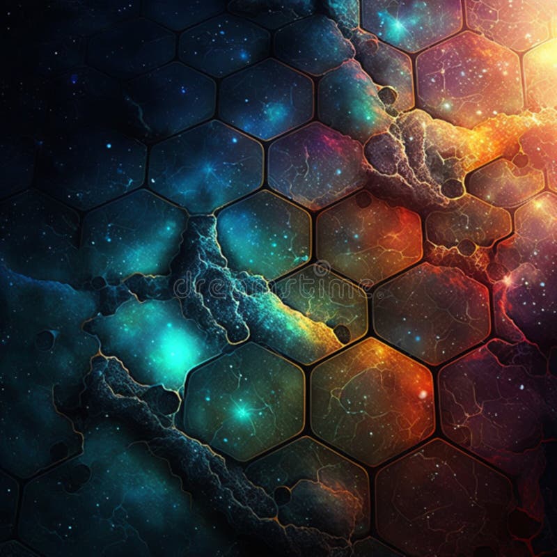 Cosmic themed Pattern stock illustration. Illustration of abstract ...