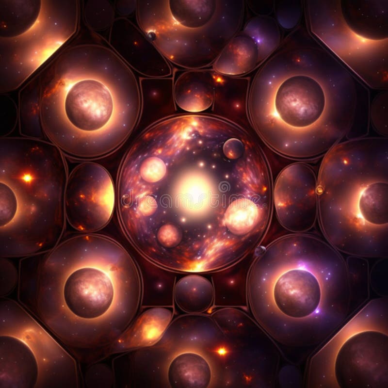 Cosmic themed Pattern stock illustration. Illustration of stars - 270051241