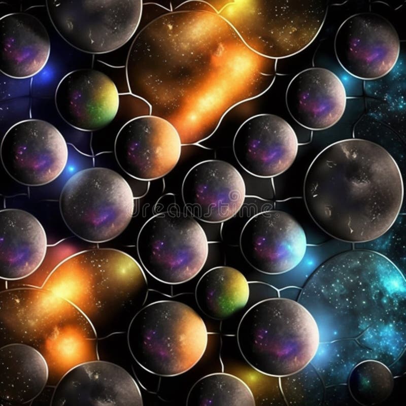 Cosmic themed Pattern stock illustration. Illustration of celestial ...