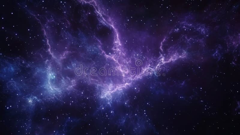 Cosmic Travel through Star Fields in Deep Space Nebula Loop Background ...