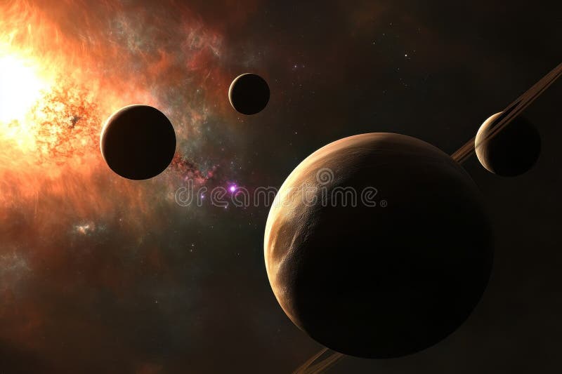 Cosmic View of Distant Planets and Bright Star Formations in Deep Space ...