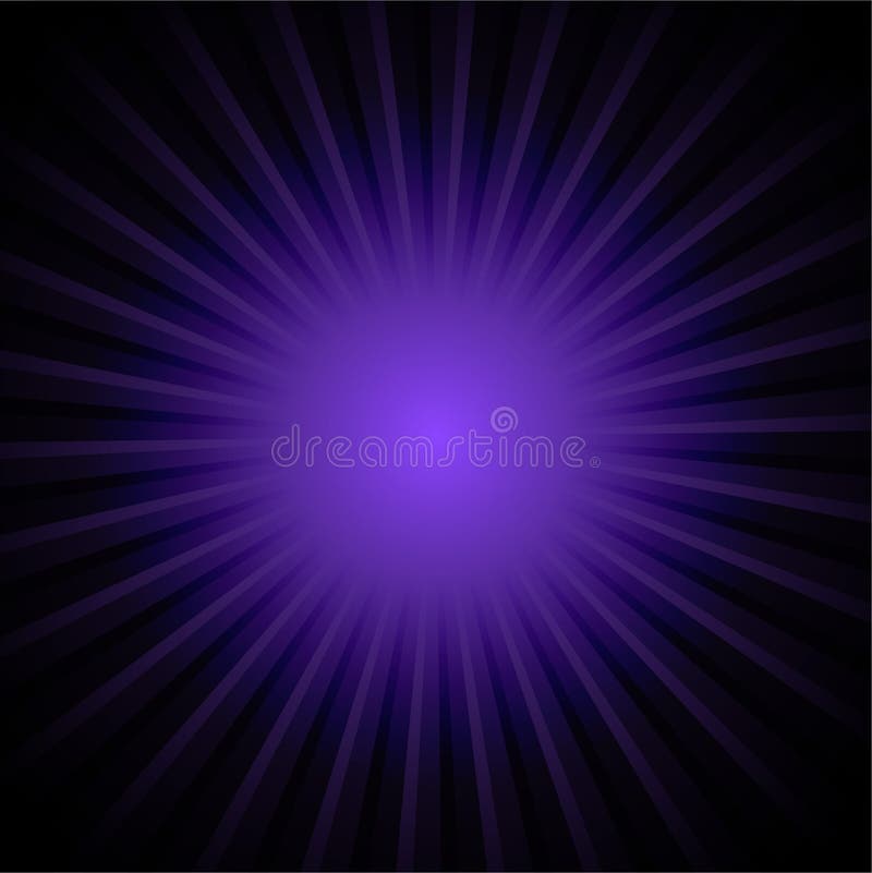 Cosmic Violet Sunburst. Magic Show Background Stock Vector ...