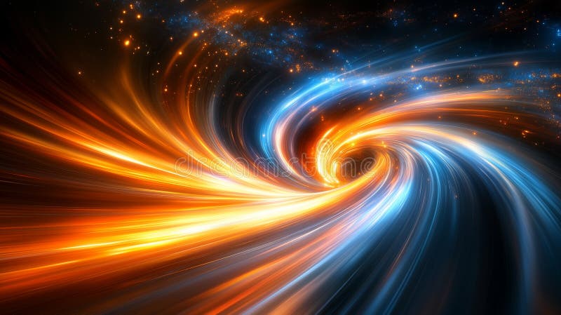 Cosmic Vortex stock illustration. Illustration of graphic - 335973118